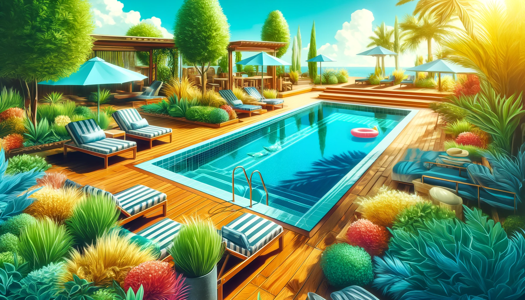 Pool Decks Maintenance - Harris & Company Landscaping Services